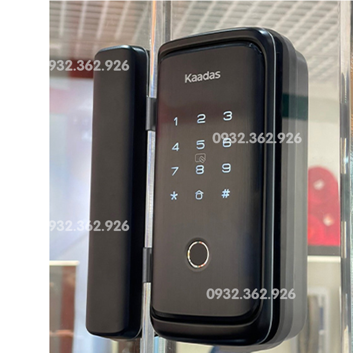KHÓA CỬA THÔNG MINH CHO CỬA KÍNH KAADAS R8-5GL ( Điều khiển qua App) - Khóa Hùng Sơn